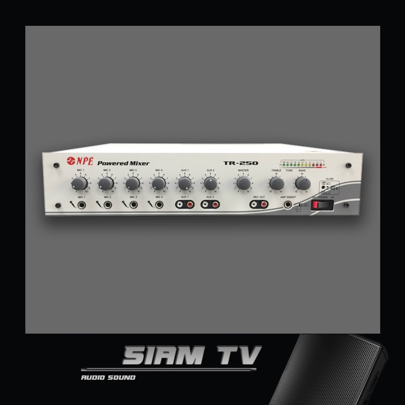 NPE TR-250 เครื่องขยายเสียง 125 วัตต์ 4 โอห์ม | Shopee Thailand