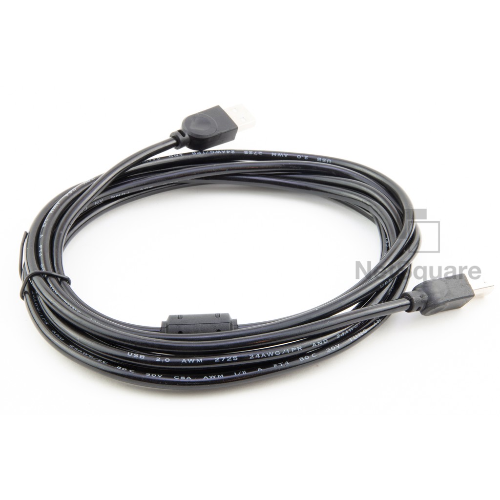 USB Type A to USB Type B Cable สำหรับ Printer, Arduino Black 1.5m/3m/5m ...