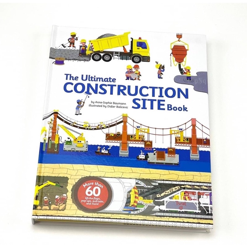 The Ultimate Construction Site Book หนังสือบอร์ดบุ๊คพร้อมลูกเล่น ...