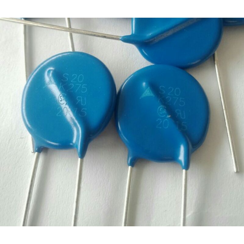 (4ชิ้น)S20K275 วาริสเตอร์ป้องกันไฟเกิน275VAC EPCOS คุณภาพดีเยี่ยมเส้น ...