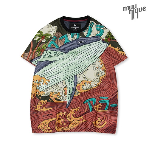 MUUNIQUE JP.T-shirt เสื้อยืด รุ่น T-S New Whale-276 | Shopee Thailand