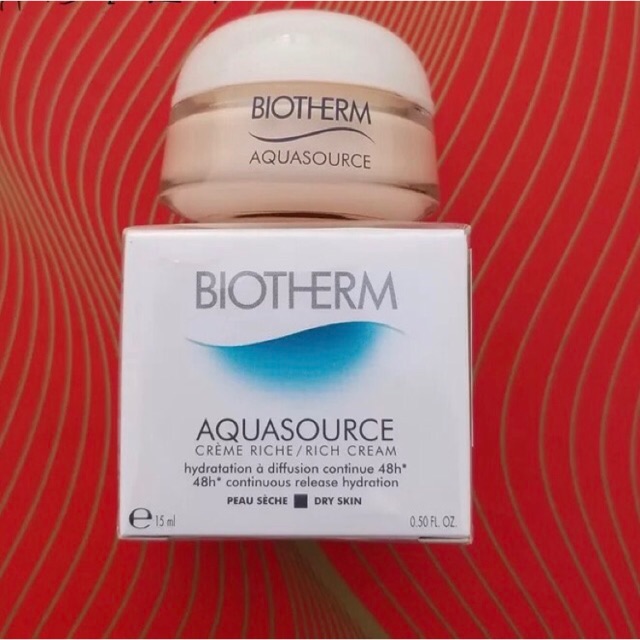 [พร้อมส่ง]Biotherm Aquasorce rich cream/cocoon 15 ml | Shopee Thailand
