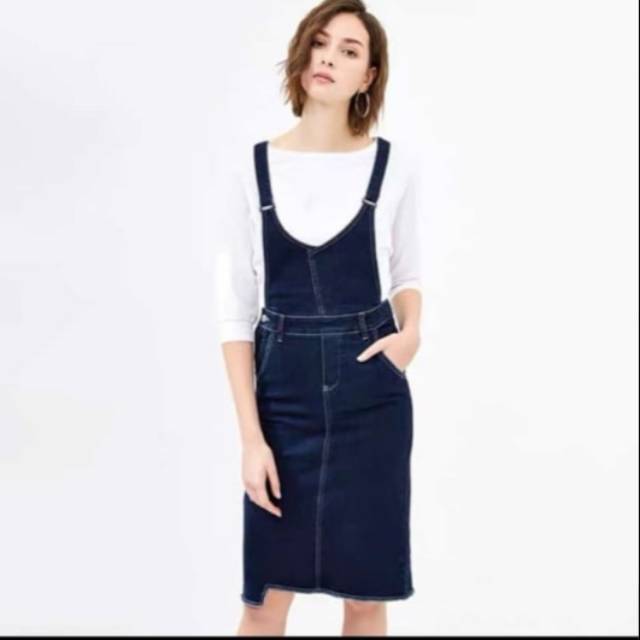 ชุดจั๊มสูทผ้ายีนส์ Overall Rok | Shopee Thailand