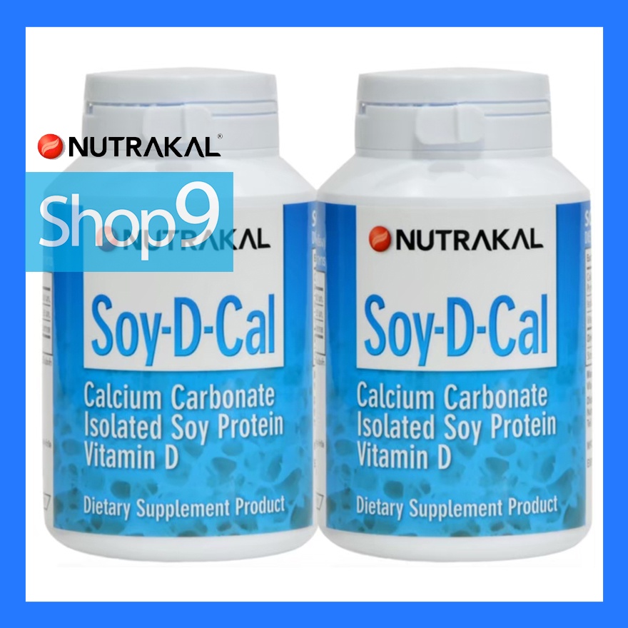 NUTRAKAL SOY-D-CAL (120 TABLETS) X 2 ขวด [EXP 11/2025] นูทราแคล ซอย-ดี ...
