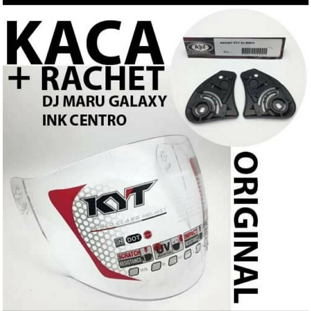 Kyt DJ MARU ใหม่ FLAT GALAXY VISOR GLASS ORIGINAL/ORIGINAL KYTO HELMET GLASS / DJ MARU/VISOR DJ ...