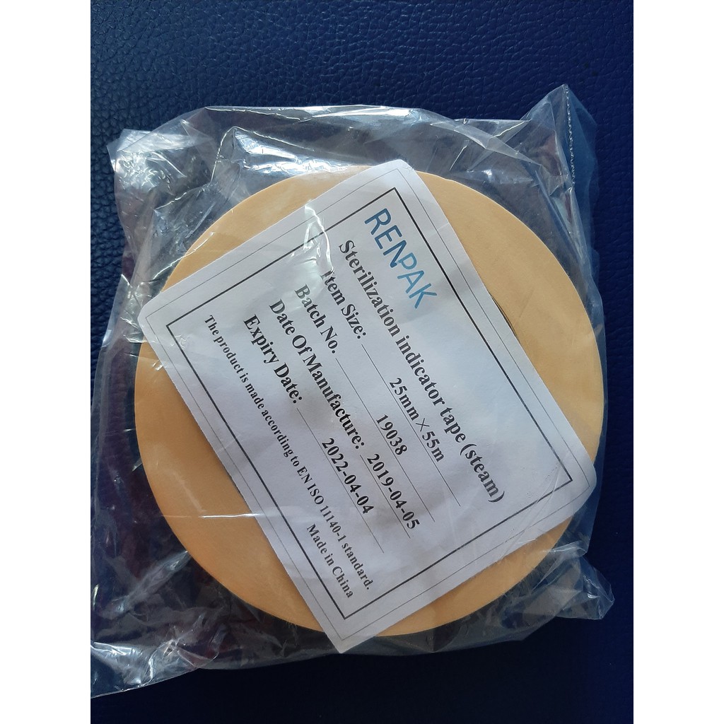 Renpak ออโตเคปเทป STERILIZATION INDICATOR TAPE (STEAM) เทปกาวสำหรับใช้ ...