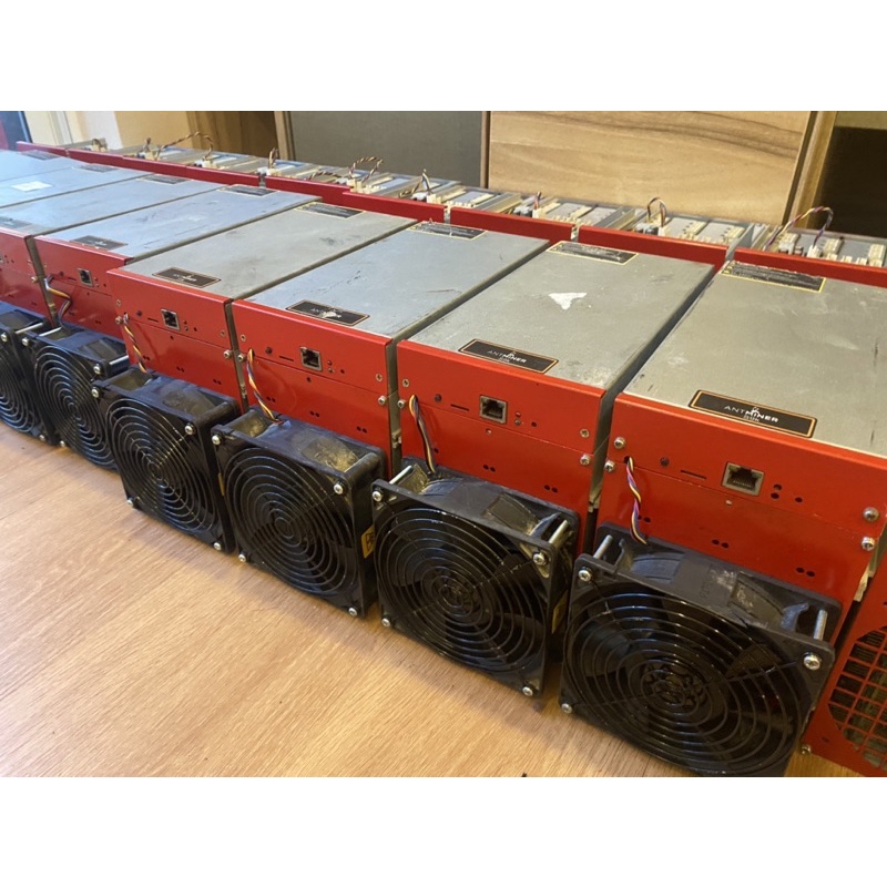 💰💰(มือสองพร้อมส่ง) เครื่องขุดบิทคอยน์ สำหรับขุดเหรียญ BTC ANTMINER S9K ...