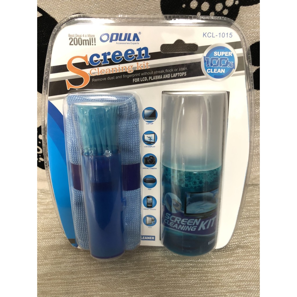 KCL-1015 OPULA Screen Cleaning Kit น้ำยาบรรจุ 200ML น้ำยาทำความสะอาด ...