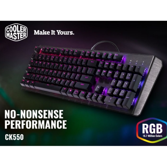 Cooler Master CK550 RGB (แถมฟรีที่รองข้อมือ) | Shopee Thailand