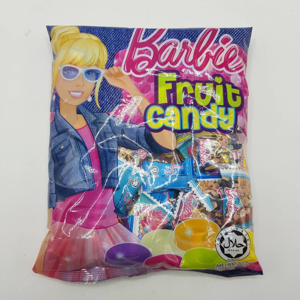 บารบี้ ลูกอมกลิ่นผลไม้รวม Mix Fruit Candy 1 ถุง 260 กรัม 100 เม็ด ...