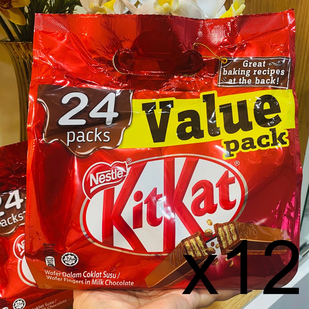 Nestle KITKAT 24 Packs Value pack (ยกลัง 12 ห่อ) | Shopee Thailand