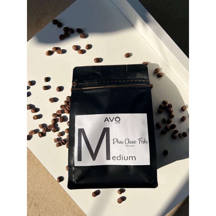 AVO'Coffee : Medium Roast Arabica 100% / เมล็ดกาแฟคั่วกลาง เกรดพรีเมียม ...