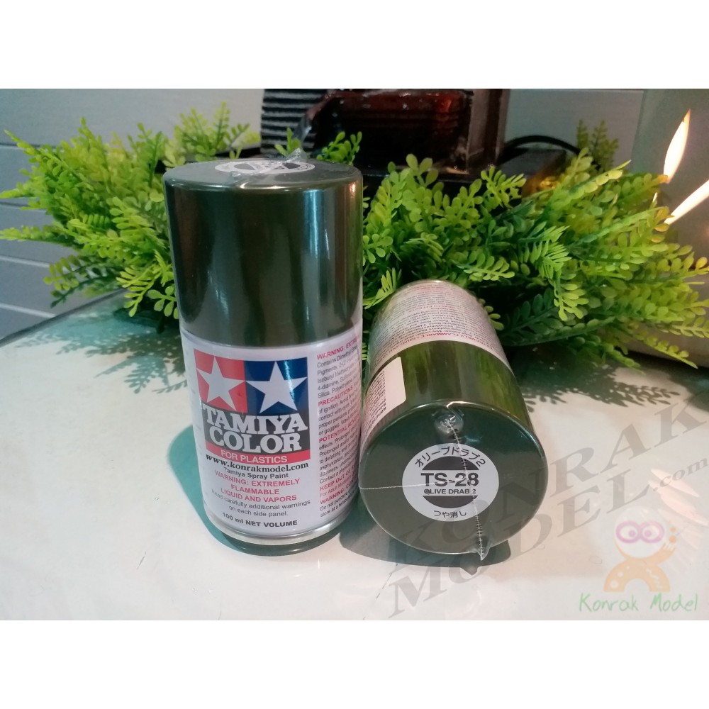 สีสเปย์ Tamiya TS-28 OLIVE DRAB 100ML | Shopee Thailand