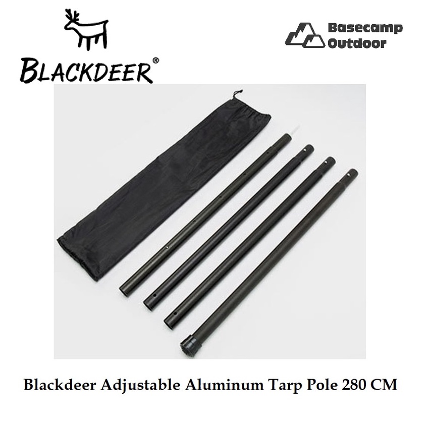 Blackdeer Adjustable Aluminum Tarp Pole 280 CM เสาทร์าป 1ชุด มีเสา 2 ต้น | Shopee Thailand