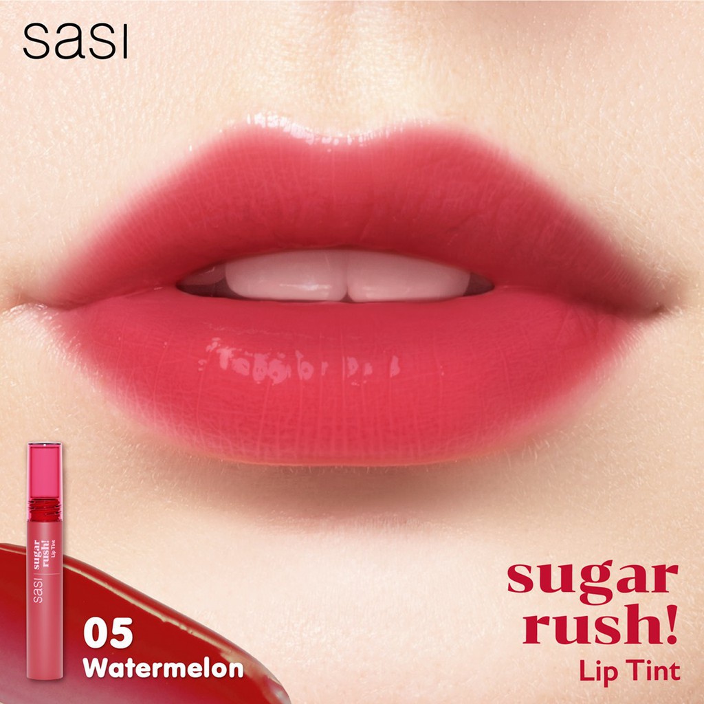 ♀Sasi Sugar Rush Lip Tint ลิปศศิ ศศิ ลิปจุ่ม ลิปน้ำ ลิปแมท ลิปสติก ลิป ...