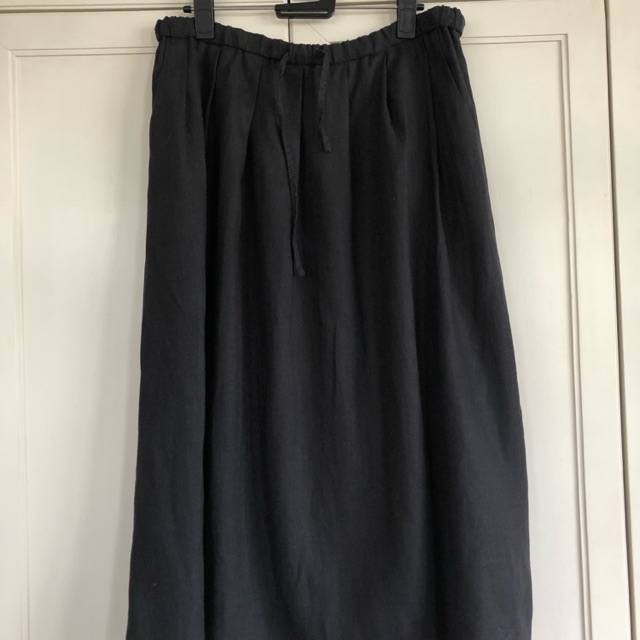 กระโปรง Muji size M-L สีดำ | Shopee Thailand