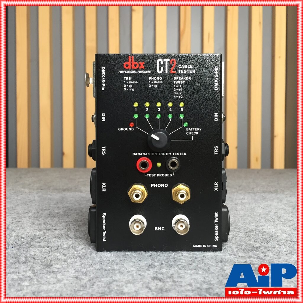 DBX CT2 cable tester ดีบีเอ๊กส์ CT 2 เครื่องเช็ค สายสัญญาณ เครื่องเช็ค ...