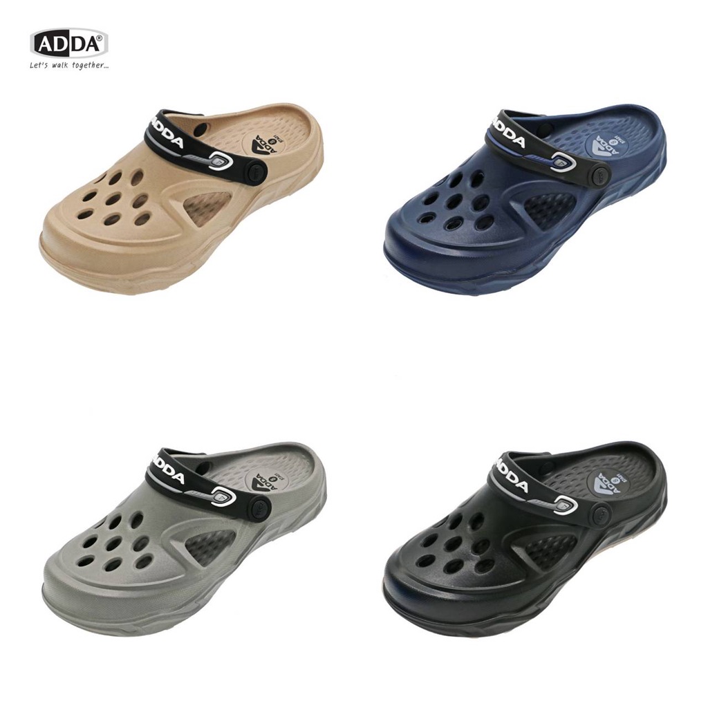 ADDA รองเท้าทรงหัวโตรัดส้น รุ่น 57A01 ไซส์ 7-10 | Shopee Thailand