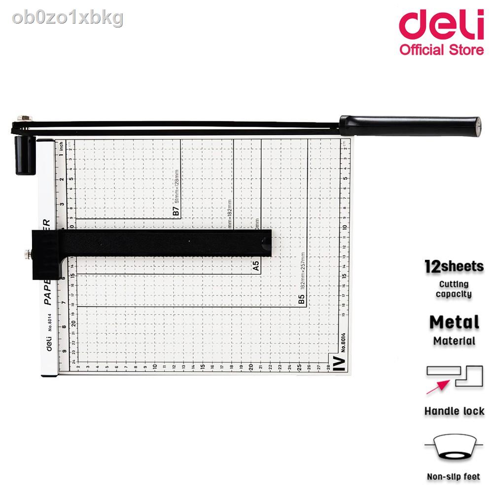 จัดส่งที่รวดเร็ว2021 ทันสมัยที่สุด☄ Deli 8014 Lever Paper Trimmer แท่น ...