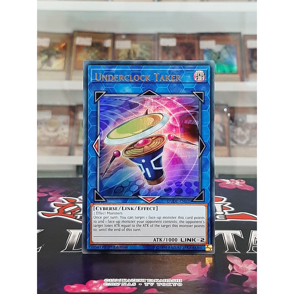 การ์ด Yugioh! รหัส DUDE-EN020 - Underclock Taker - Ultra Rare - รุ่นที่ ...