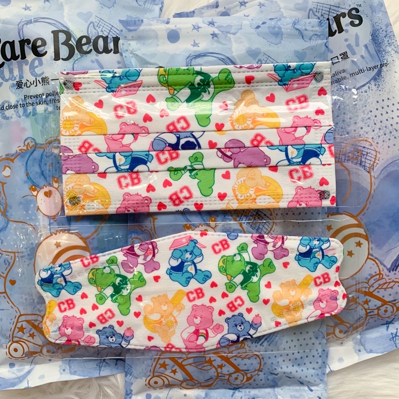 (พร้อมส่ง ) carebears face mask หน้ากากอนามัย แคร์แบร์ | Shopee Thailand