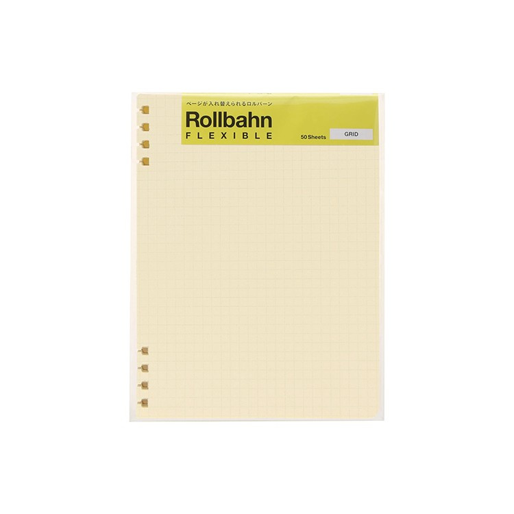 Rollbahn FLEXIBLE refill grid L/50 Sheets/Notebook/Grid/Memo/Stationery ...