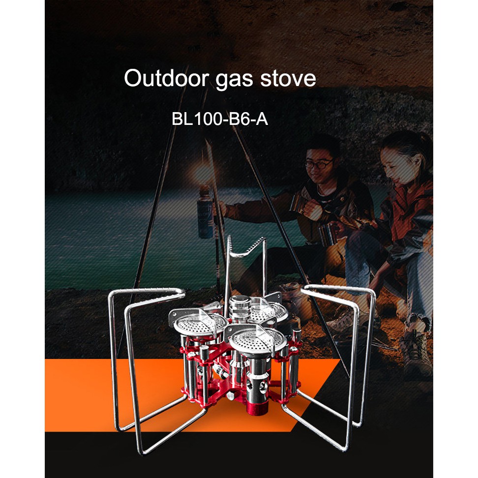 เตาแก๊สแค้มปิ้ง 3 หัว เตาแก๊ส bulin รุ่น BL100-B6-A แบบพกพา ร้อนแรงมากๆ | Shopee Thailand