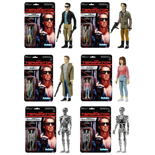 FUNKO x SUPER 7 : 2013 REACTION FIGURES : THE TERMINATOR ชุดคนเหล็ก ครบ ...