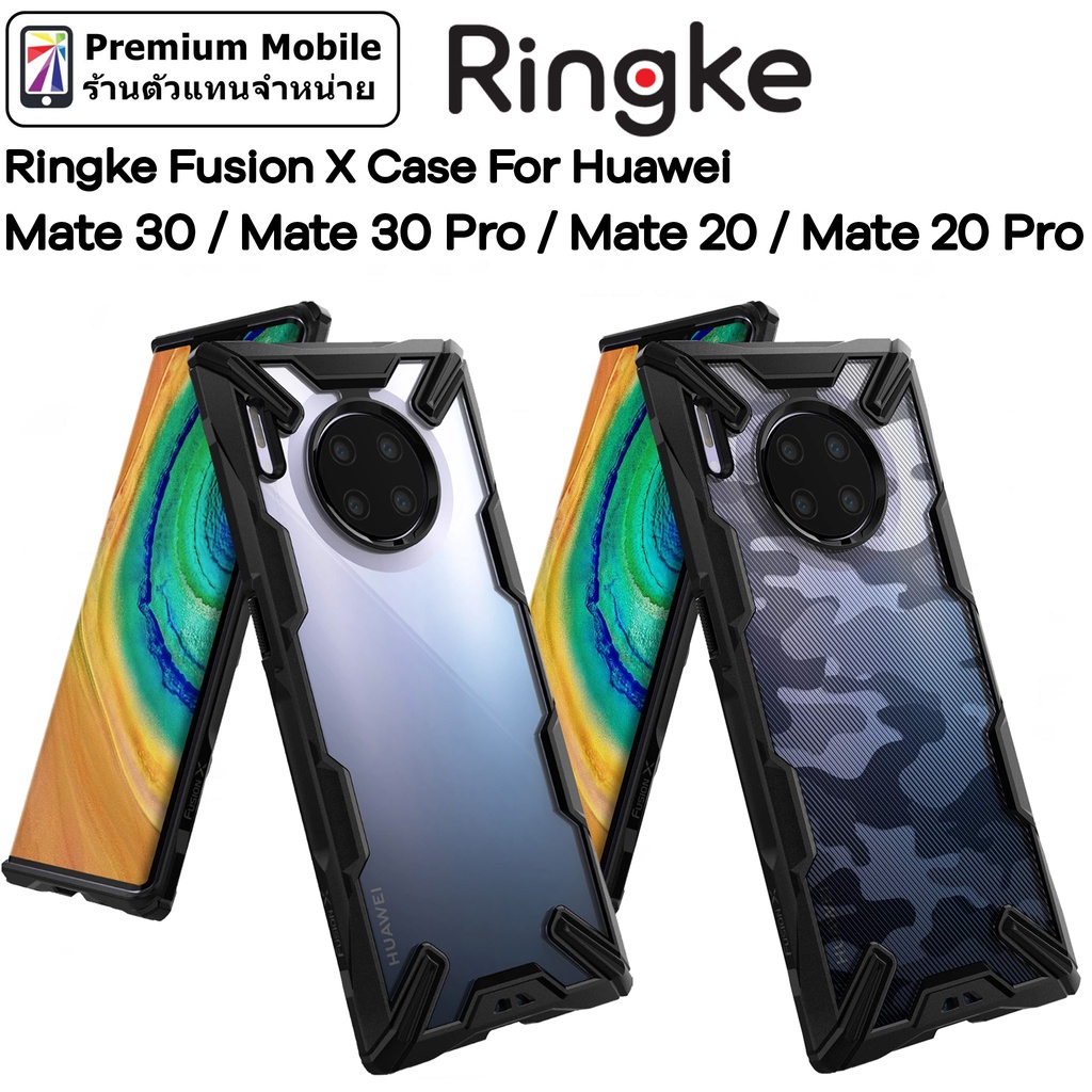 Ringke Fusion X Huawei Mate 30 / Mate 30 Pro / Mate 20 / Mate 20 Pro เคสกันกระแทก หลังใส สวยงาม ...