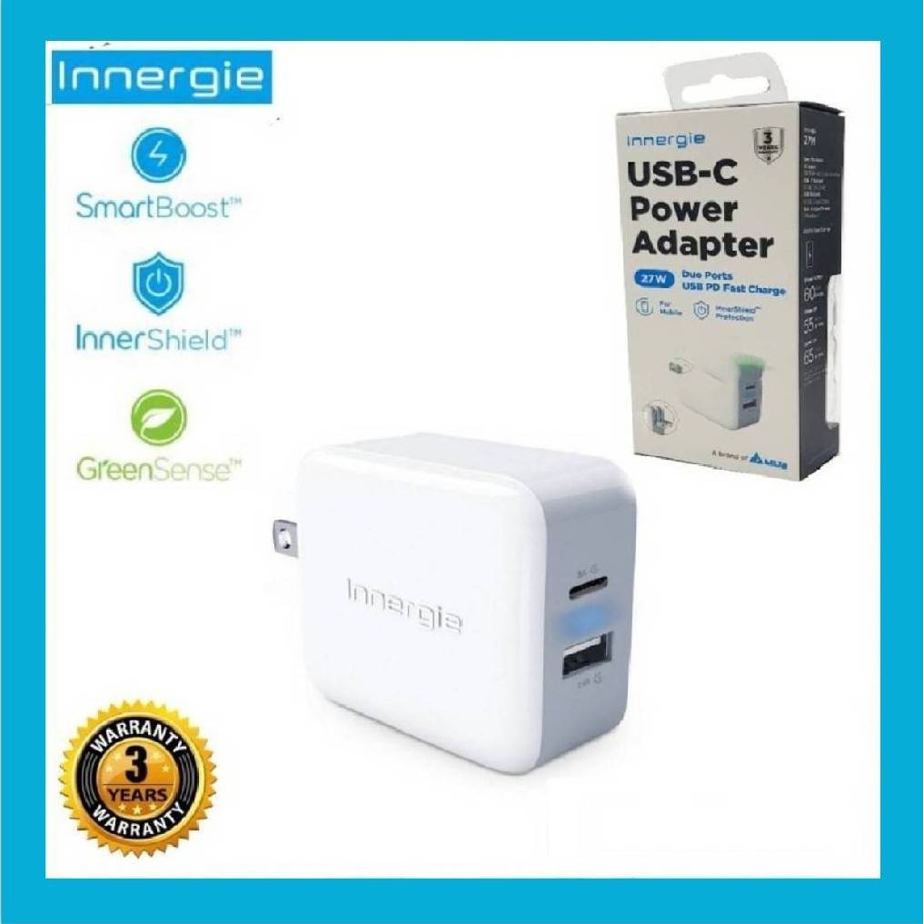 หัวชาร์จ Innergie USB-C Power Adapter 27W | Shopee Thailand