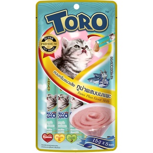 TORO TORO Creamy โทโร่ โทโร่ ครีม ขนมแมวเลีย 15g แพ็คละ 5 ซอง | Shopee ...