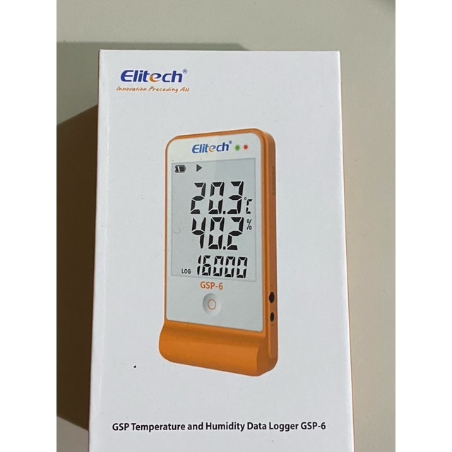 Temp & Humi Datalogger เครื่องวัดอุณหภูมิ ยี่ห้อ Elitech รุ่น GSP-6 ...