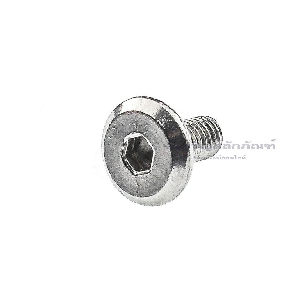 น็อตหัวแบนจมสแตนเลส M3 Socket Flat Head Screw น็อตหัวแบน ประแจแอลขัน ...