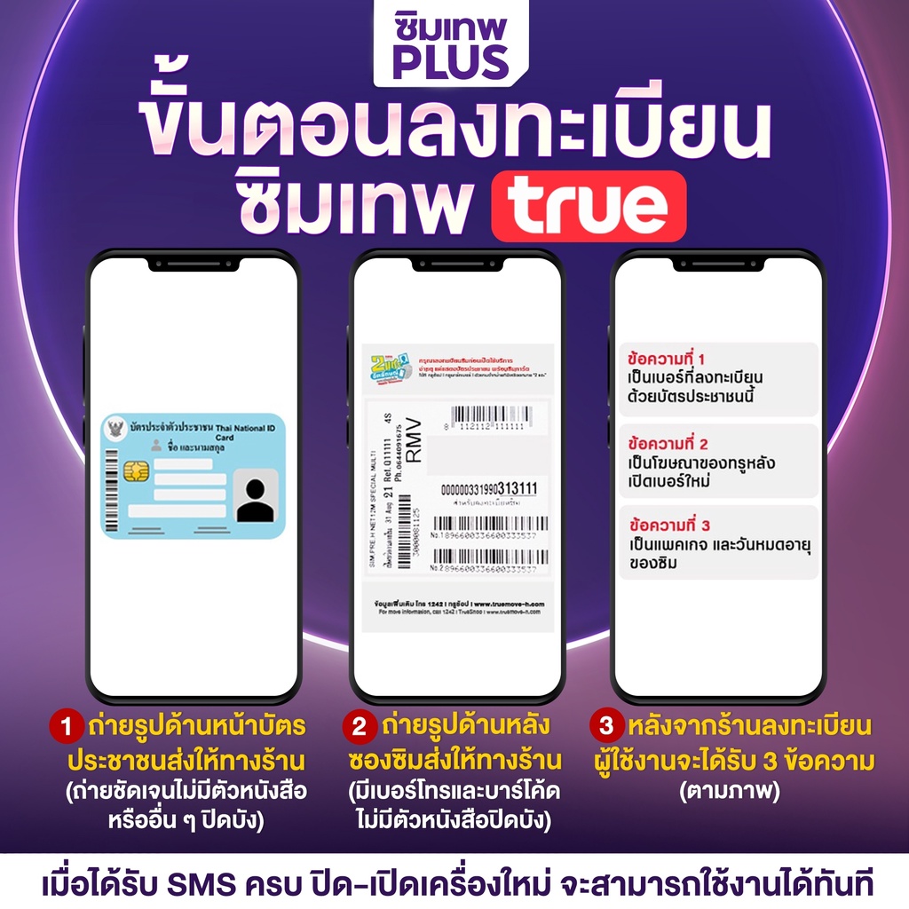 [Sim True Max Speed 60GB] ส่งฟรี ซิมเทพทรู ซิมเน็ตทรู ซิมรายปี max60 ...