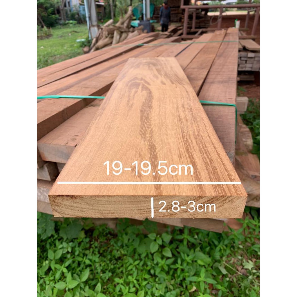 ไม้ตะเคียน ขนาด1.5"x8" ชื่อ Merawan Wood มีสีเหลืองขาวนวลแกมชมพู ลายไม้ ...