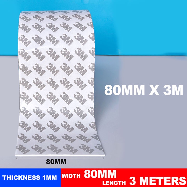 8cm x 3m เทปโฟมสองหน้า แบบกระดาษ สีขาว | Shopee Thailand