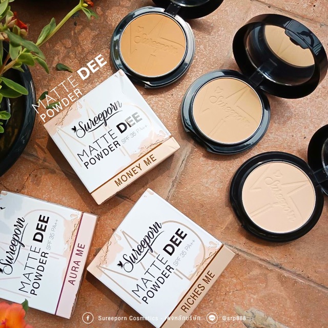 แป้งสุรีย์พร แป้งแมทดี Sureeporn Matte Dee Powder | Shopee Thailand