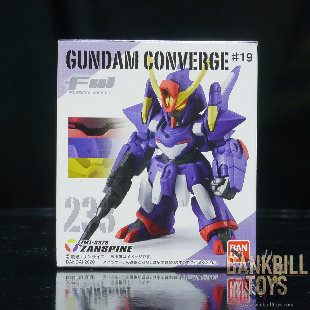 กันดั้ม Bandai Candy Toy FW Gundam Converge #19 No.233 ZMT-S37S Zanspine | Shopee Thailand