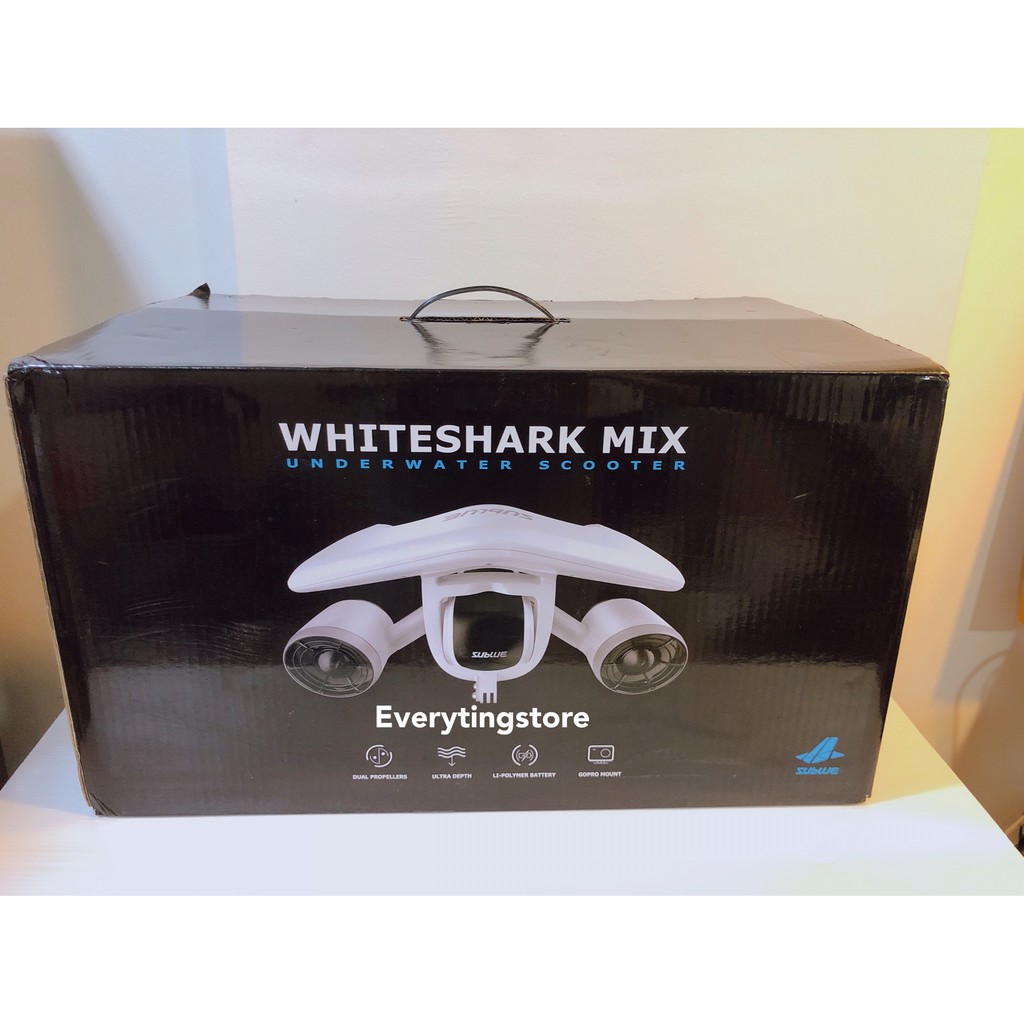 SUBLUE WHITESHARK MIX สกู๊ตเตอร์ดำน้ำ มือสอง สภาพใหม่มาก อุปกรณ์ครบ ...