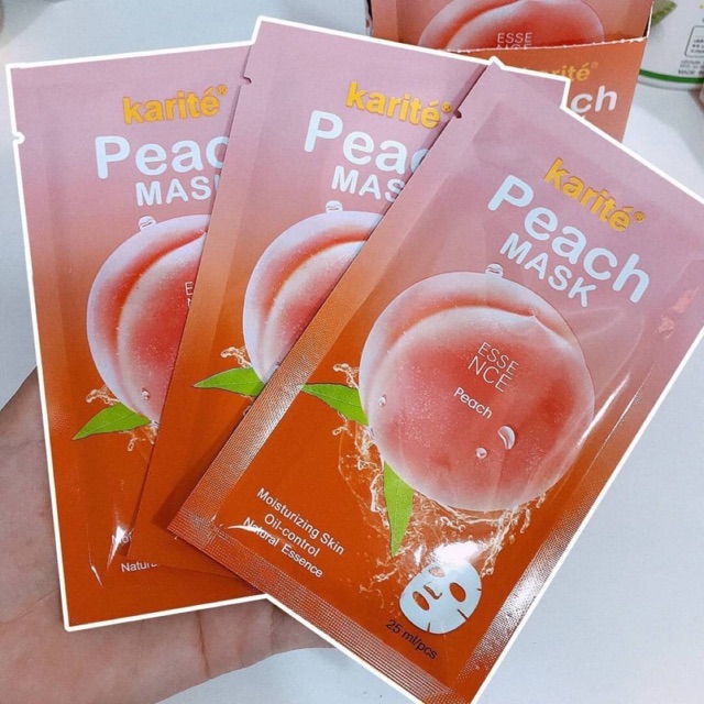 🍑🍑 PEACH MASK KARITE 🍑🍑 | Shopee Thailand