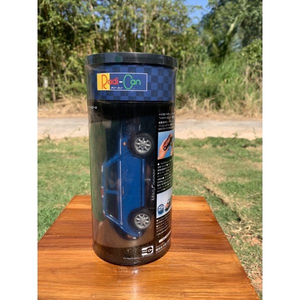 รถกระป๋องไทโย TAIYO R/C Rover Mini Cooper 1.3i ตัวรถสีน้ำเงินหลังคาธง ...