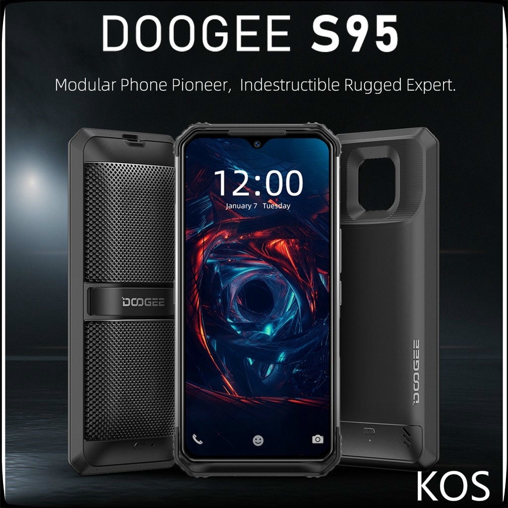 สมาร์ทโฟนDOOGEE S95 IP68 จอ 6.3 นิ้ว แรม 6GBรอม 128GB แบตอึด5150 แอมป์ ...