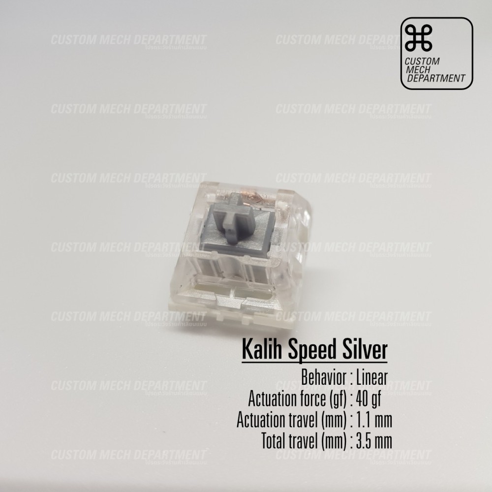 Kailh Speed Silver สวิตช์ Linear สำหรับ Mechanical Keyboard | Shopee ...