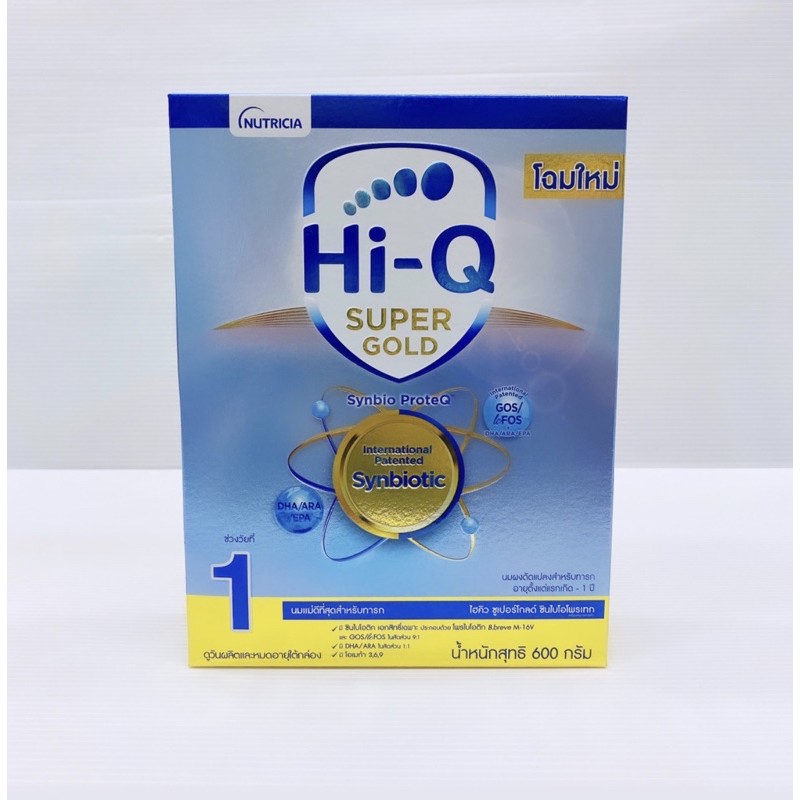 นมผงไฮคิว Hi-Q1 Super Gold 600g(โฉมใหม่ล่าสุด) | Shopee Thailand