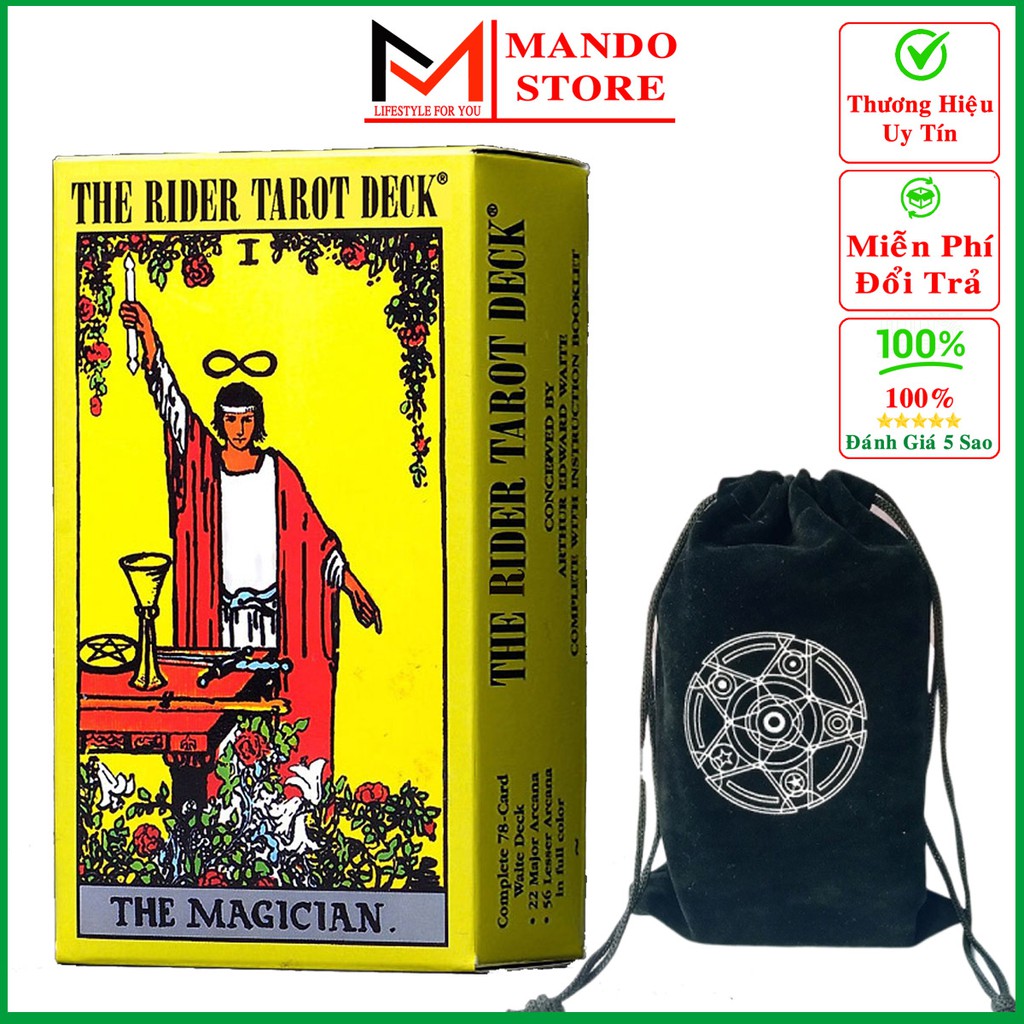 [ขนาดมาตรฐาน 7 * 12 ซม . ] The Deck Rider Tarot Deck Deck Standard Size ...
