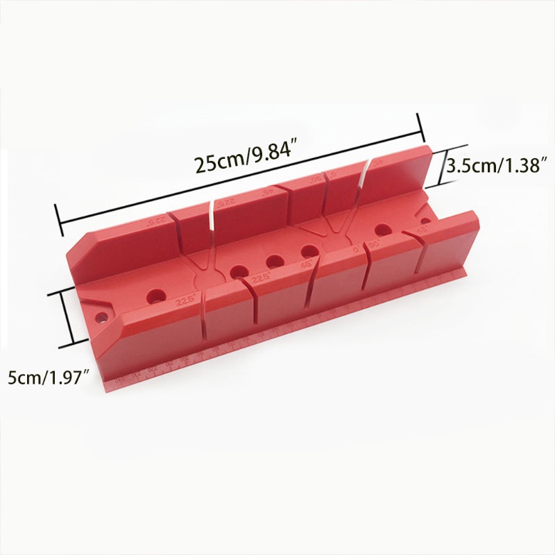Uein Miter Box 45 90 องศา Mitre Block เครื่องมือตัดยิปซั่มสําหรับสีดํา ...