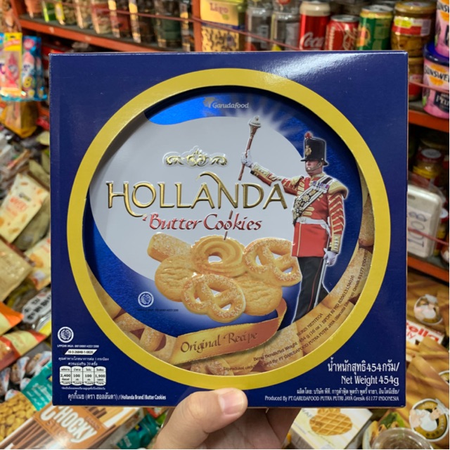 Hollanda Butter Cookies คุกกี้เนยหอมอร่อยจากอินโดจ้า (454g) | Shopee ...