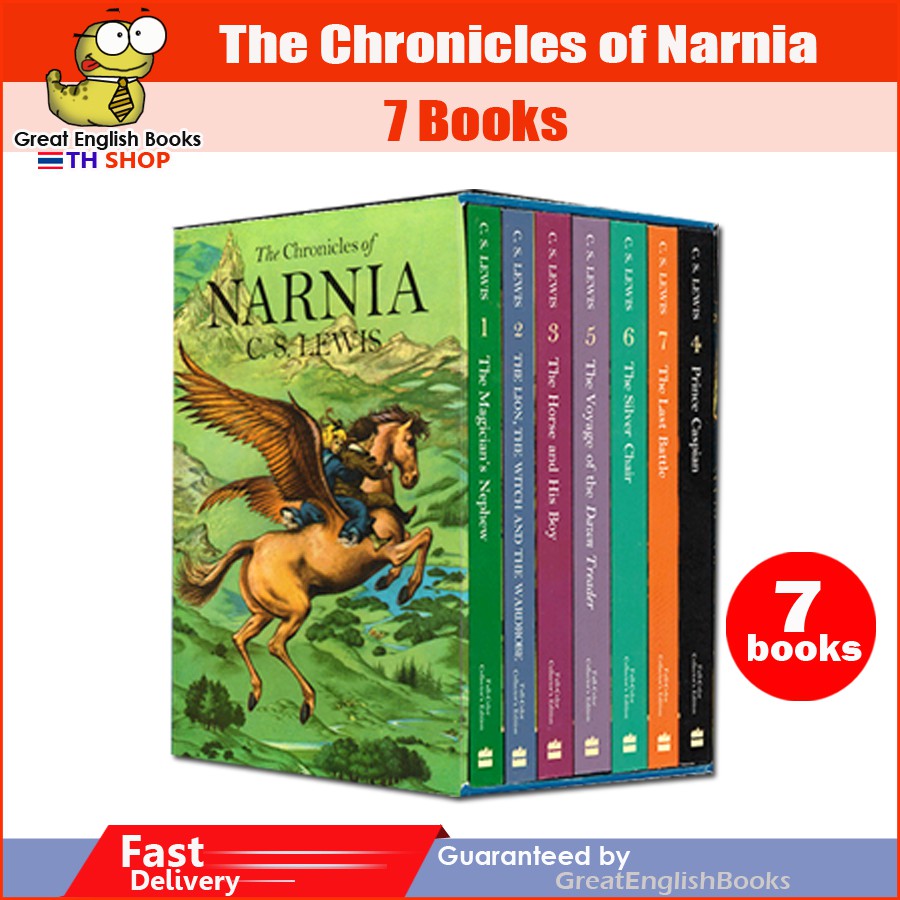 *In Stock* ชุดหนังสือภาษาอังกฤษ ตำนานแห่งนาร์เนีย The Chronicles of Narnia 7 Books Box Set ...