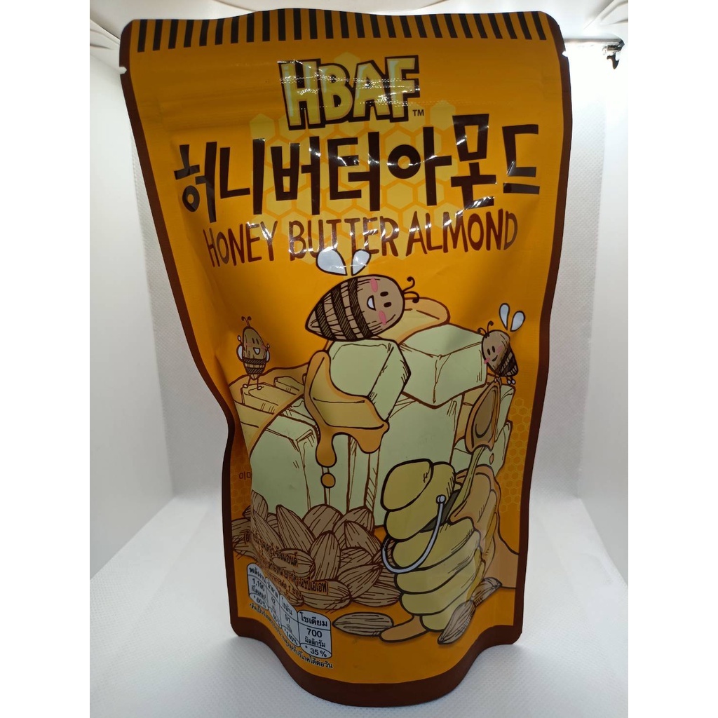 ฮันนี่ บัตเตอร์ อัลมอนด์ 210 กรัม / Honey Butter Almond (HBAF) 210g. | Shopee Thailand