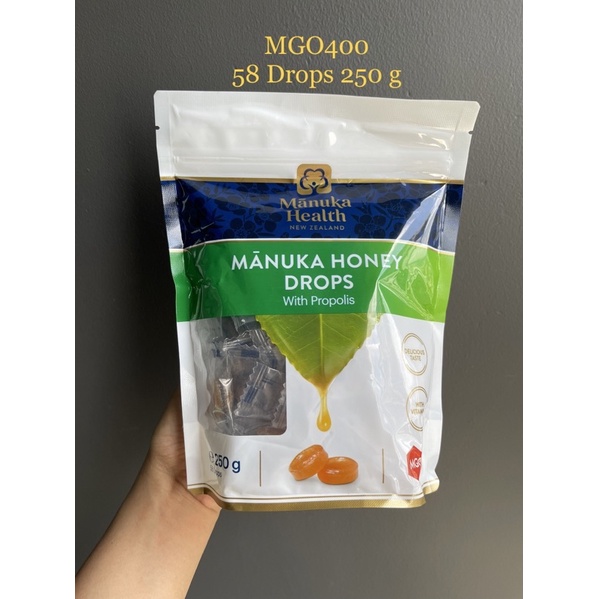 Manuka Honey Drops + Propolis 250 g./58 เม็ด Exp. 11/26 | Shopee Thailand